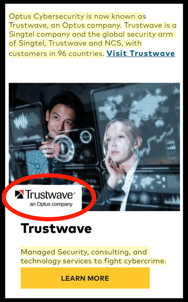 Optus runs global cybersecurity arm - The Klaxon